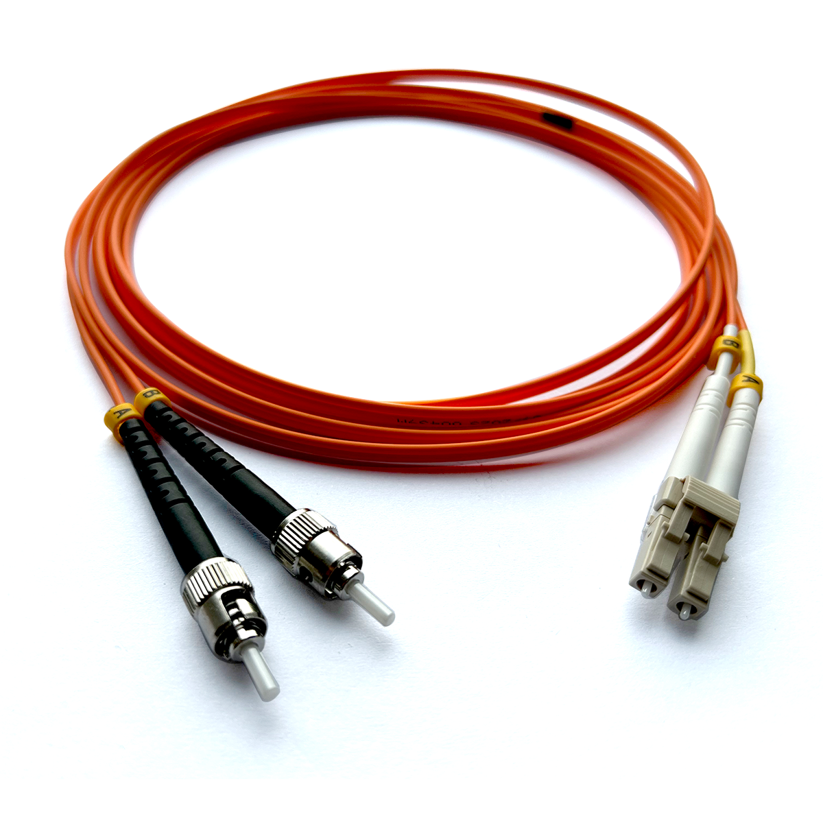 10ft (3m) LSZH Fiber Optic Patch Cord - MM / ST-LC – CommFront