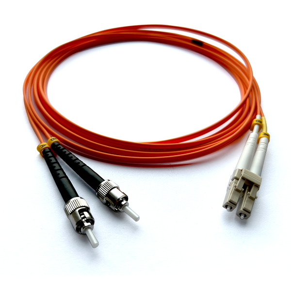 10ft (3m) LSZH Fiber Optic Patch Cord - MM / ST-LC – CommFront