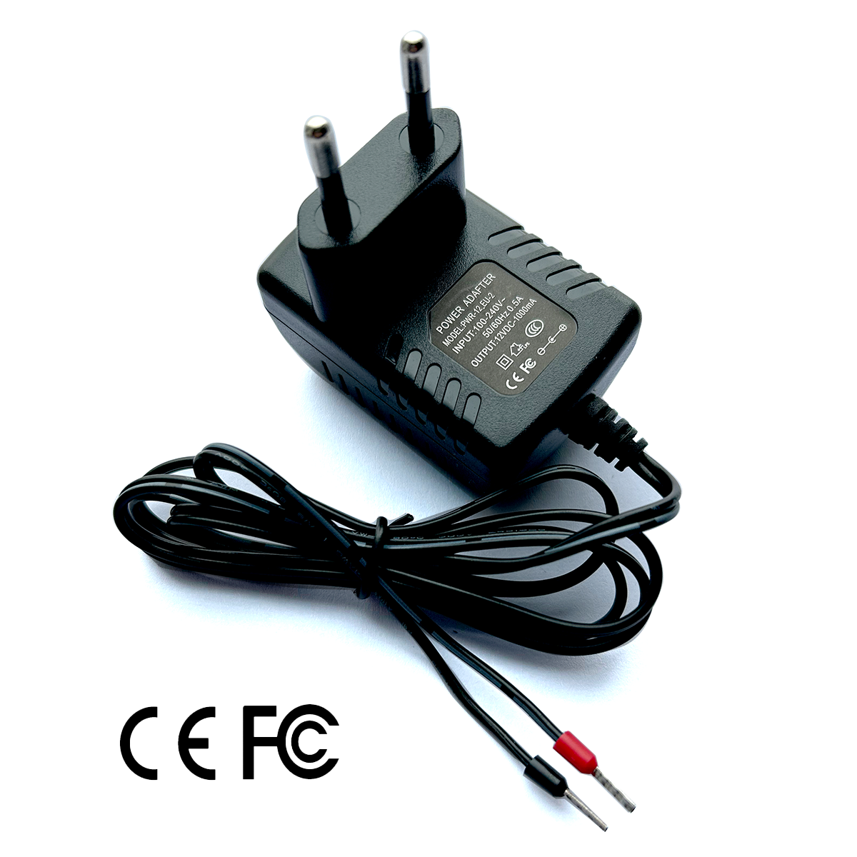 12VDC / 1A Regulated Power Adapter (EU Plug) – CommFront
