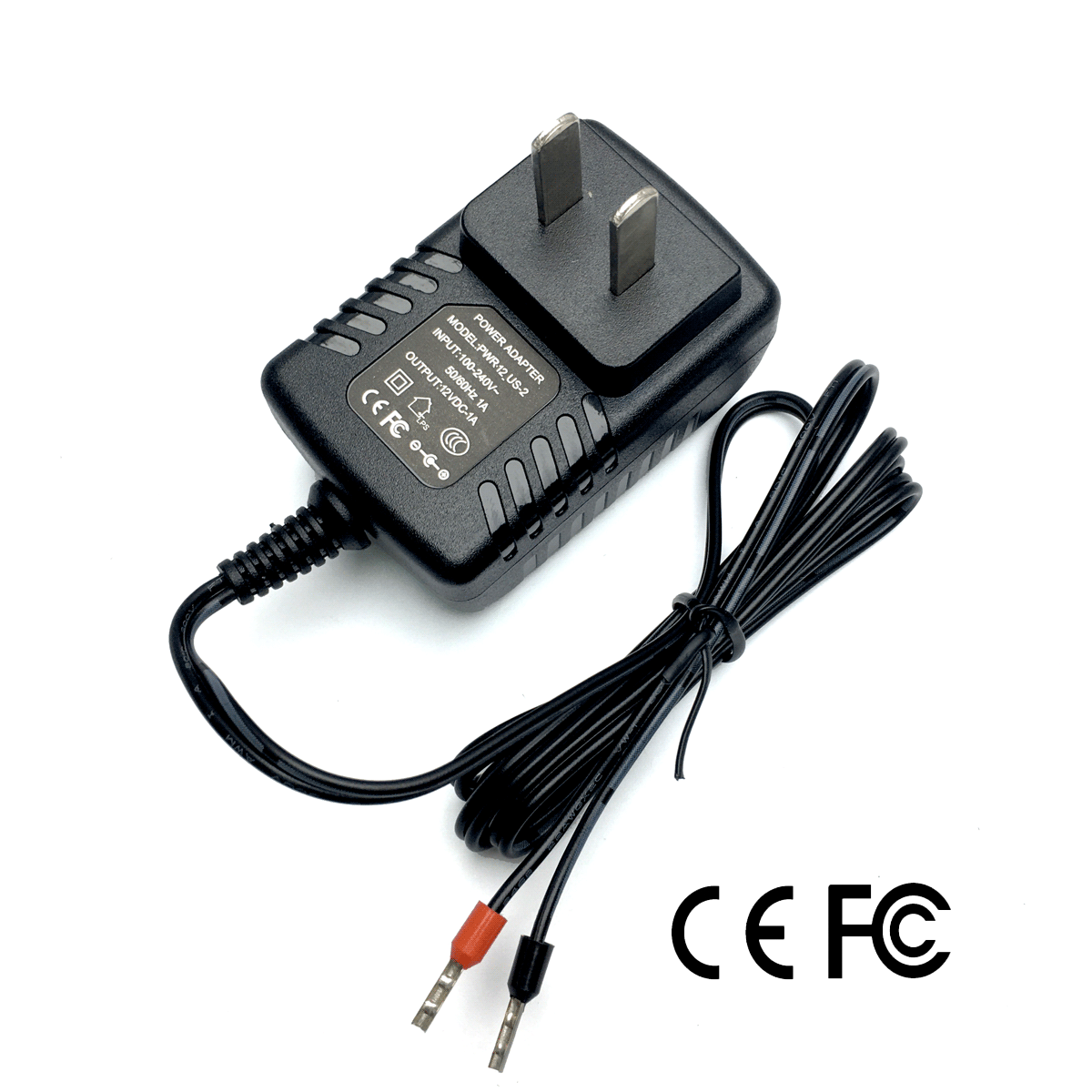12VDC / 1A Regulated Power Adapter (US Plug) – CommFront