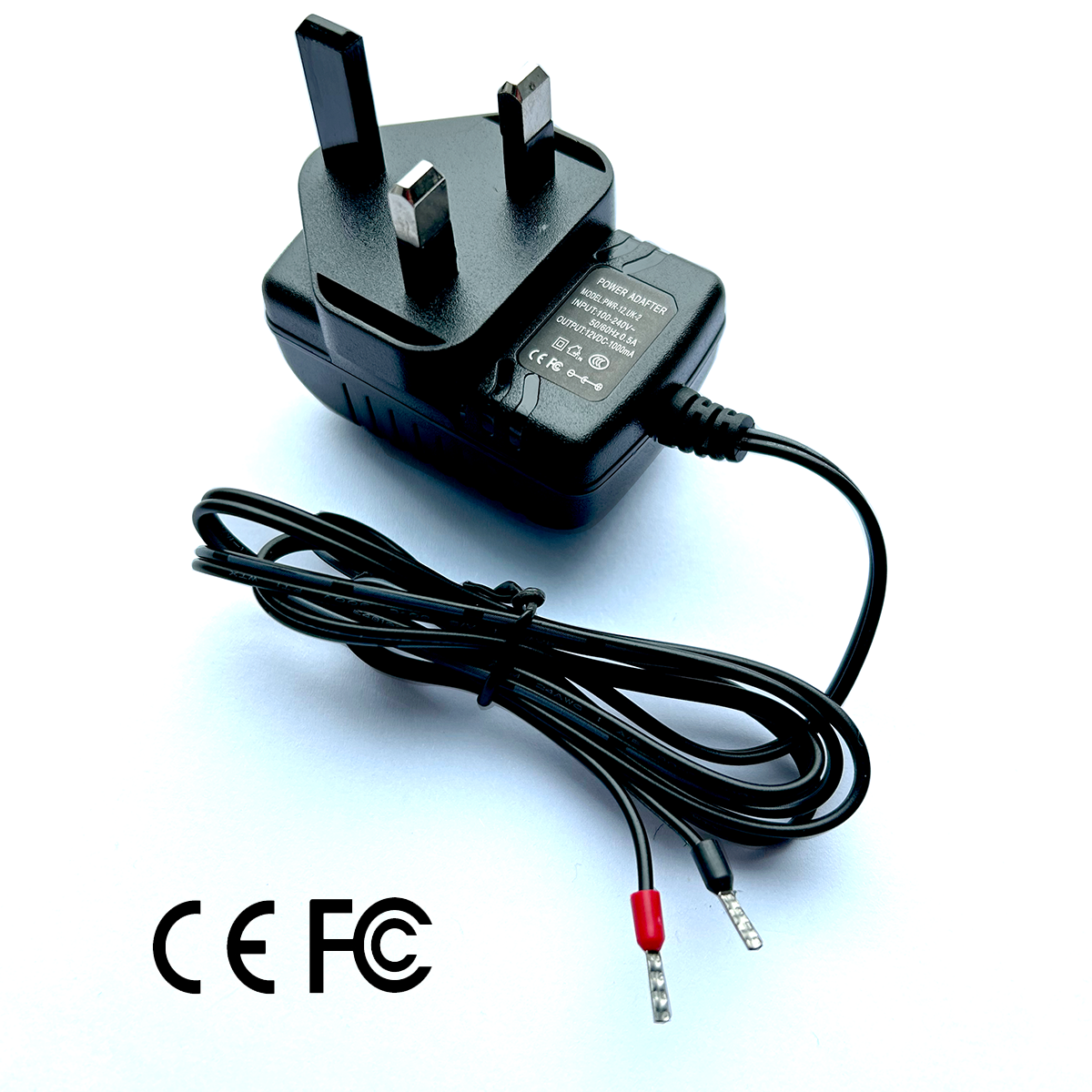12VDC / 1A Regulated Power Adapter (UK Plug) – CommFront
