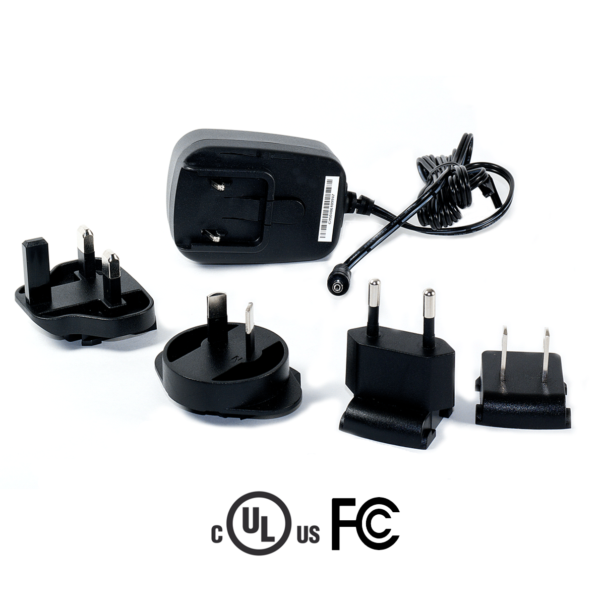 5VDC / 1A Regulated Power Adapter (International Plugs) – CommFront