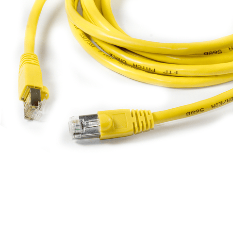 FTP CAT-6 Cable with Spring Protector - Yellow – CommFront
