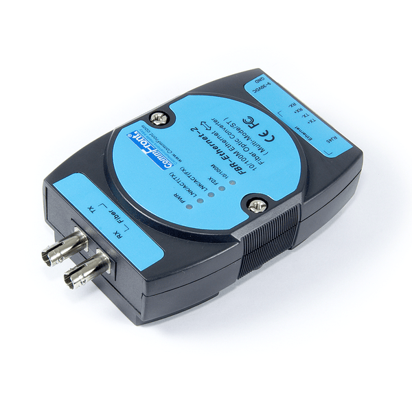 Ethernet to MM/ST Fiber Optic Media Converter (Industrial) – CommFront