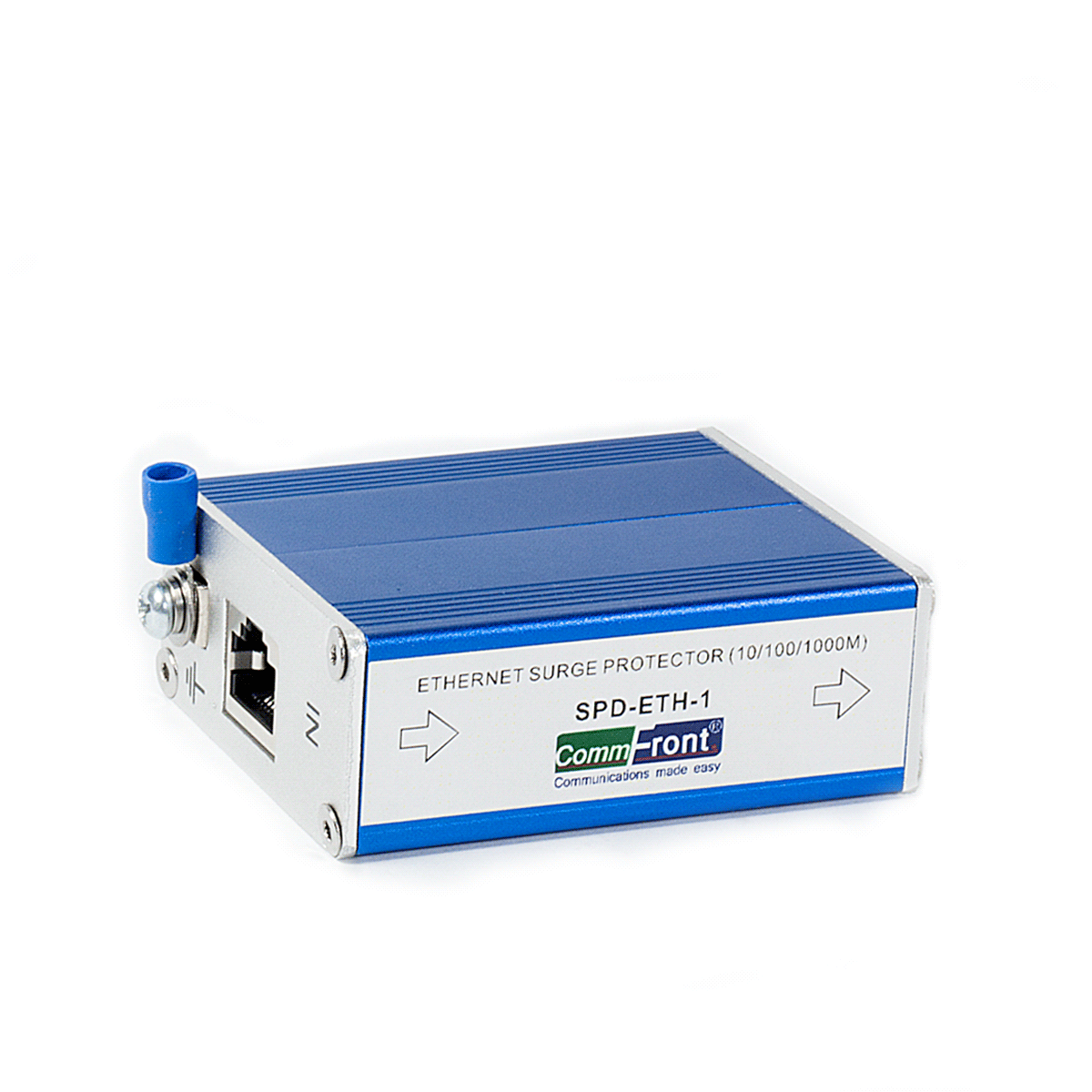 10 / 100 / 1000M Ethernet Surge Protector (Industrial / Passive / 8-Wi ...