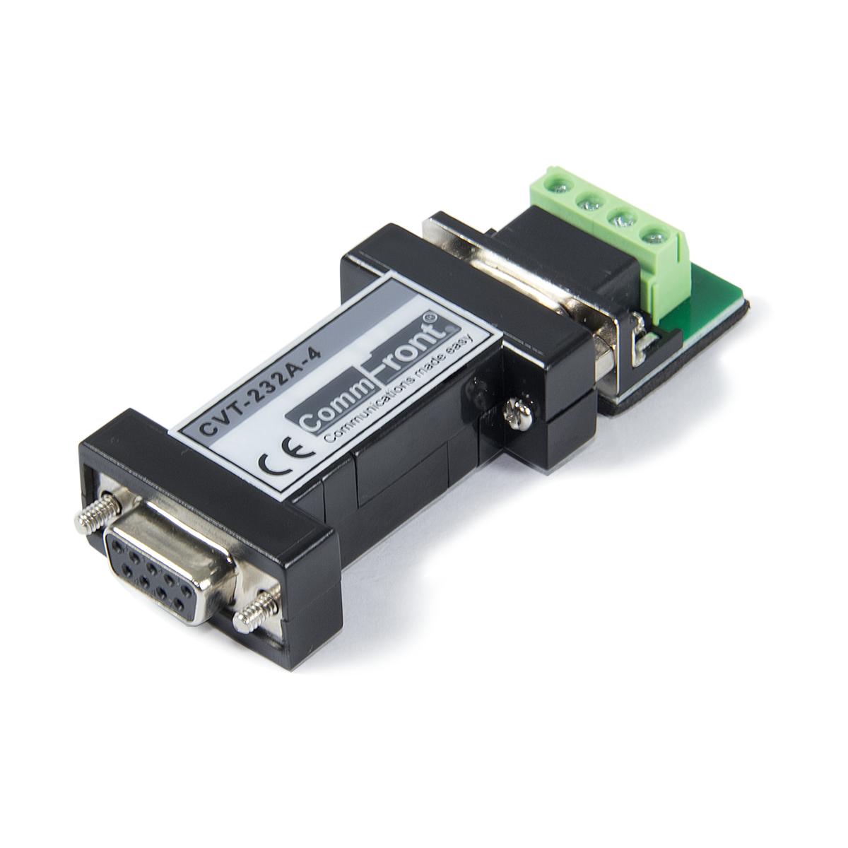 High-Speed RS232 Isolator (3-wire / Industrial / 5VDC-Powered) – CommFront