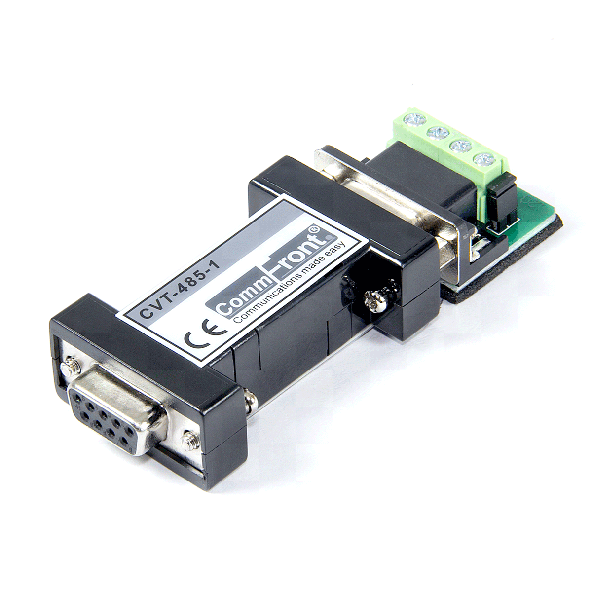 RS232 to RS485 Converter / Adapter (Industrial / Port-Powered) – CommFront
