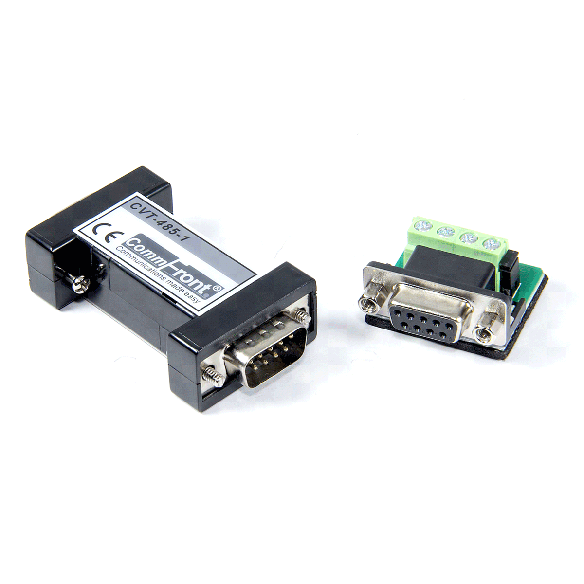 RS232 to RS485 Converter / Adapter (Industrial / Port-Powered) – CommFront