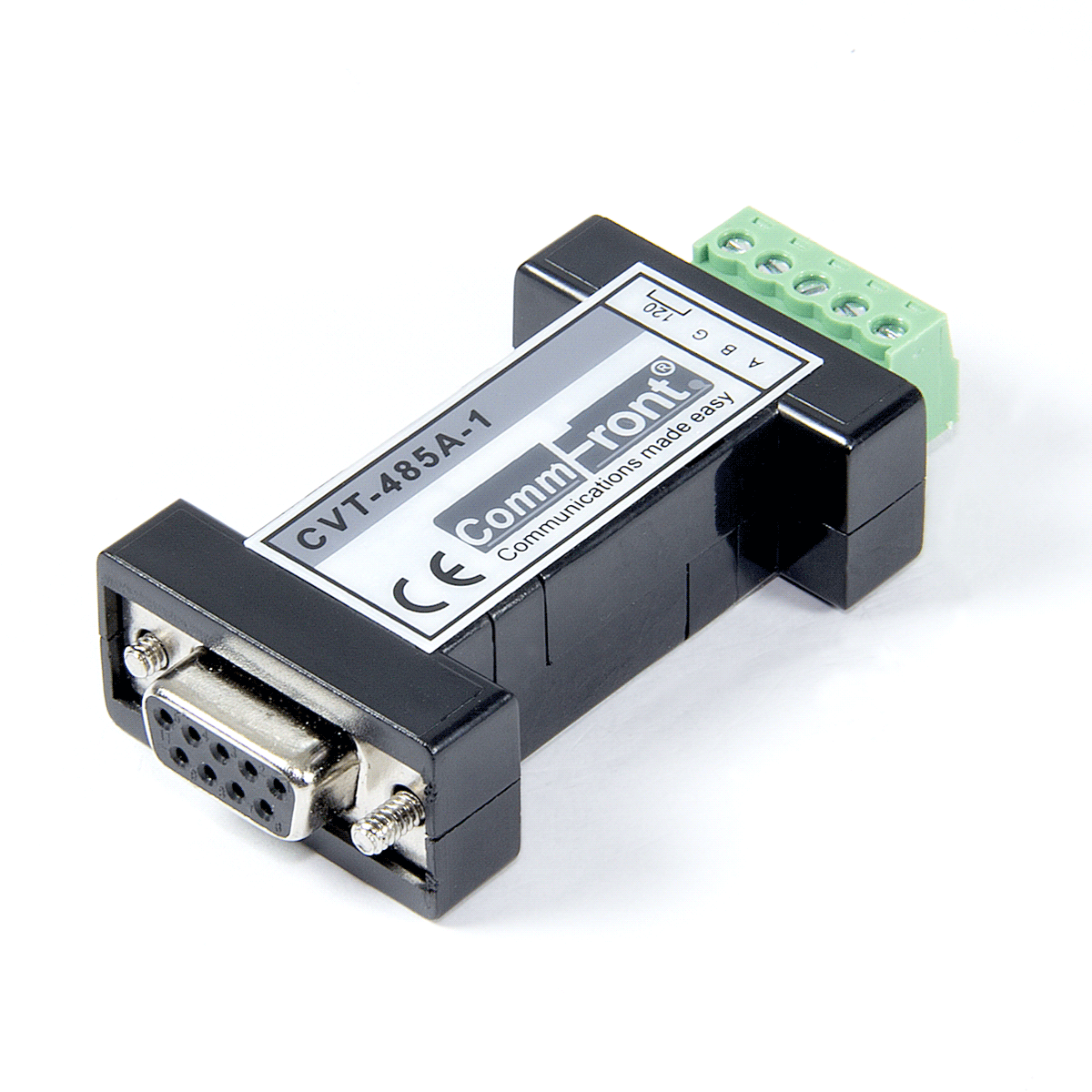 Slim RS232 to RS485 Converter (Industrial / Port-Powered) – CommFront